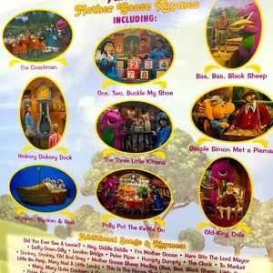 Barney | Media | Barney The Purple Dinosaur Vtg 999 Barneys Rhyme Time ...